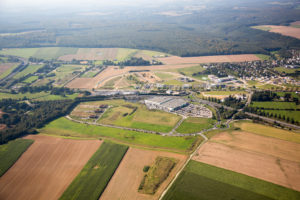 Isneauville. Vue aérienne oblique - Aurbse.org